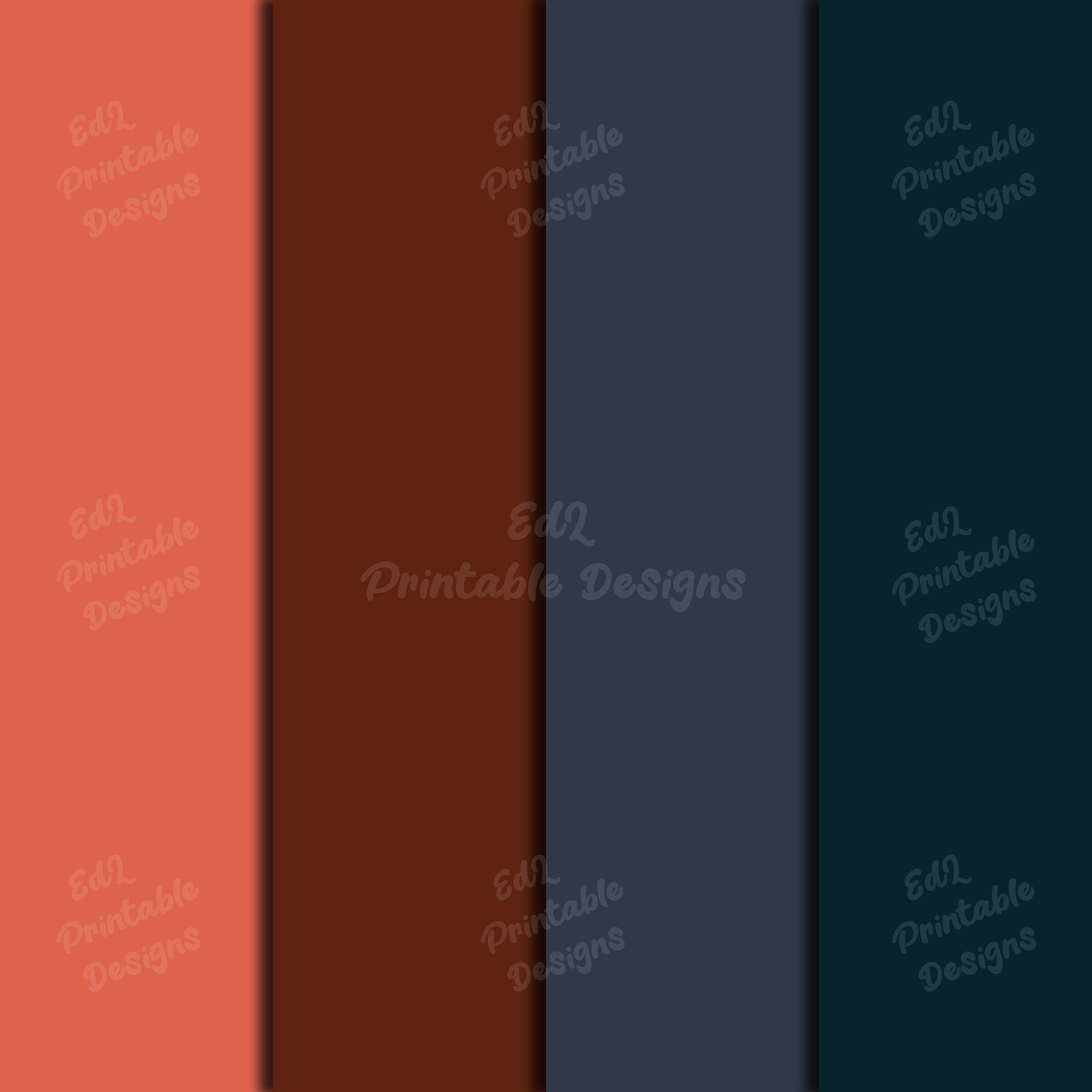 Earth Tones Digital Paper Pack, Boho Solid Colors Printable Background ...