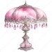 Victorian Lamp Clipart, Watercolor Antique Bedside Lamps Images ...