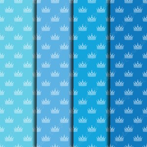 Tinted Crown Digital Paper, Royal King Printable Background, Princess ...