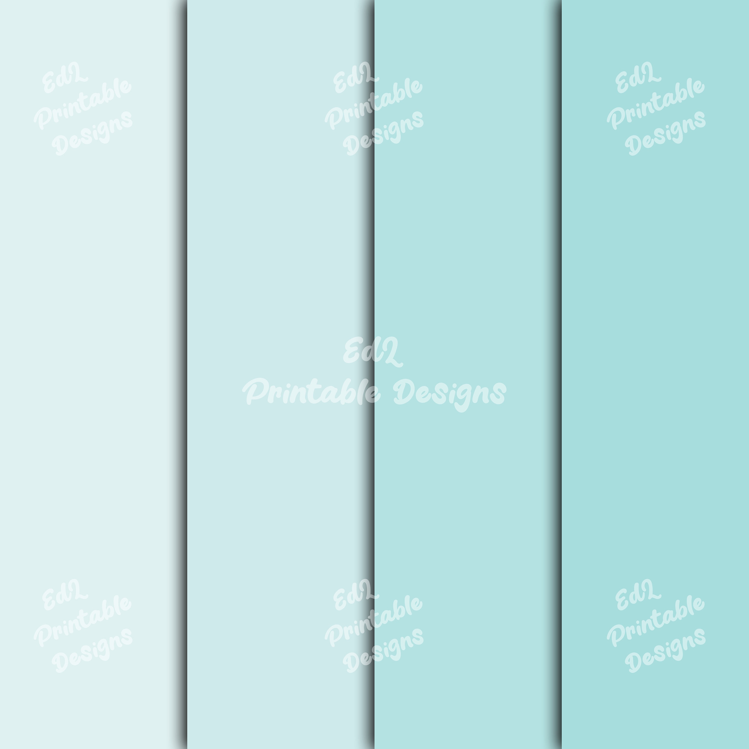 Shades of Turquoise Digital Paper Pack, Printable Turquoise Background ...