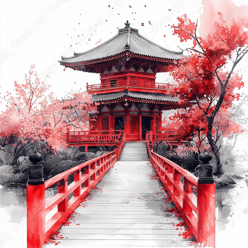 Japanese Temple Files - Etsy