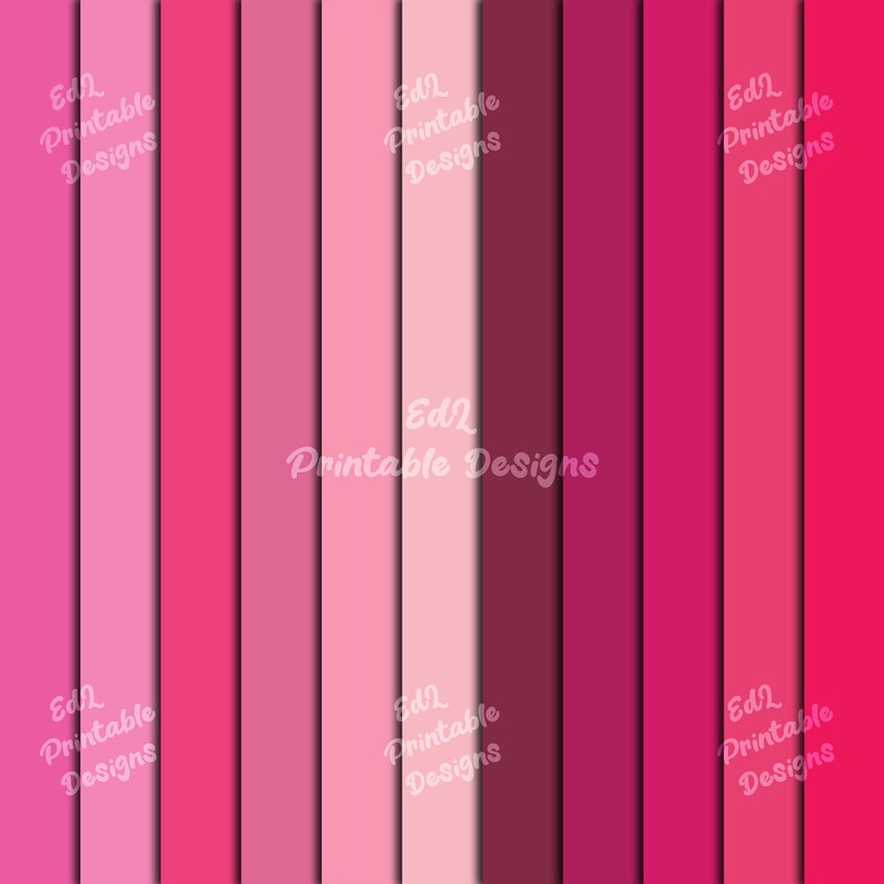 100 Solid Color Digital Paper Pack Rainbow Colours Printable - Etsy