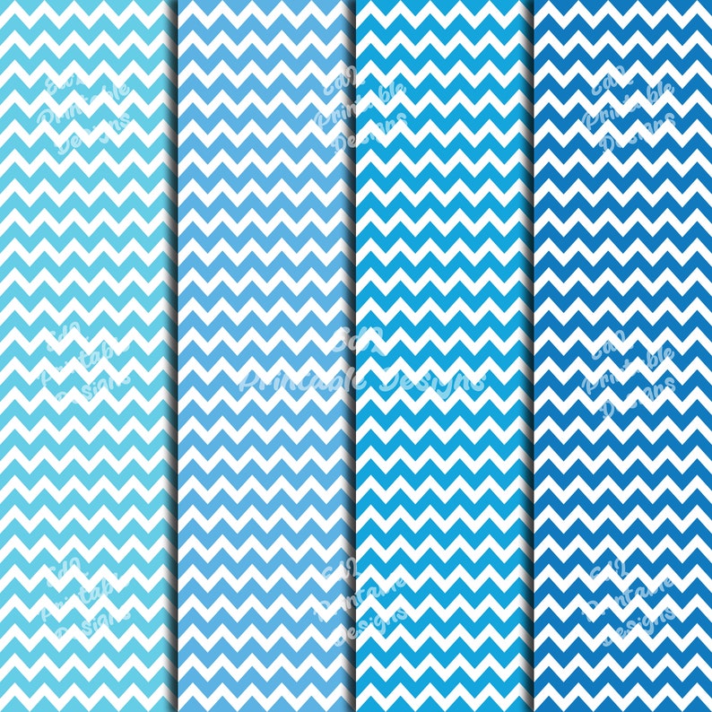 Rainbow Chevron Stripes Digital Paper, Seamless Zig Zag Pattern, Party ...