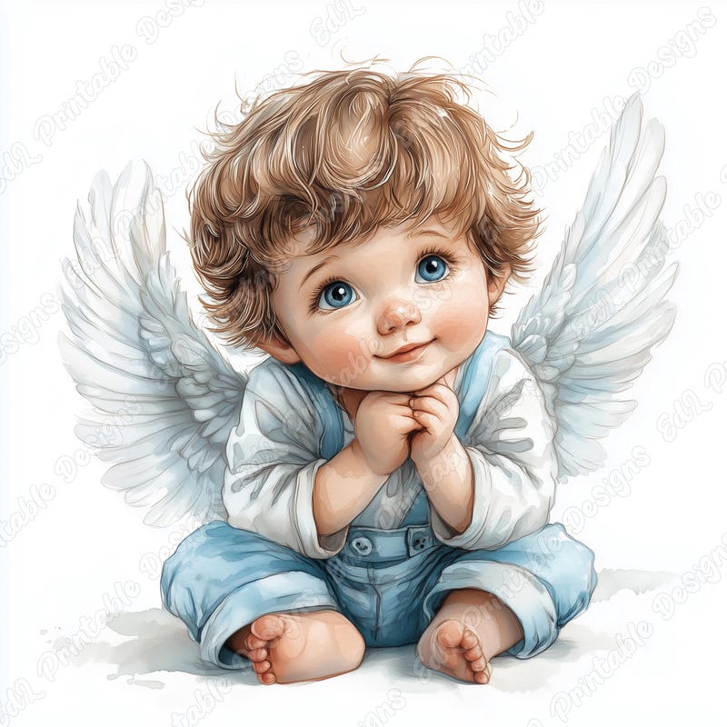 Teddy Baby Angel Wings - Etsy