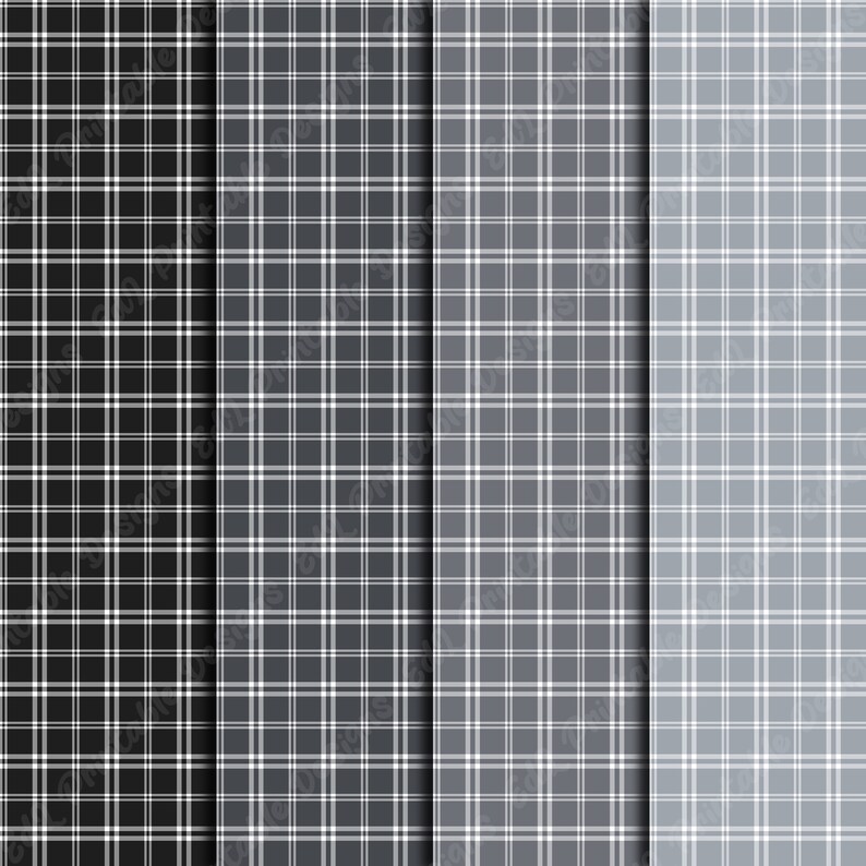 100 Colorful Plaid Digital Papers, Tartan Scrapbook Backgrounds ...