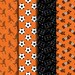 Soccer Digital Paper, Football Printable Background, Orange Soccer Ball ...