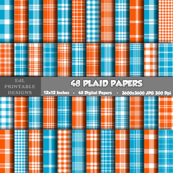 Orange Flannel - Etsy