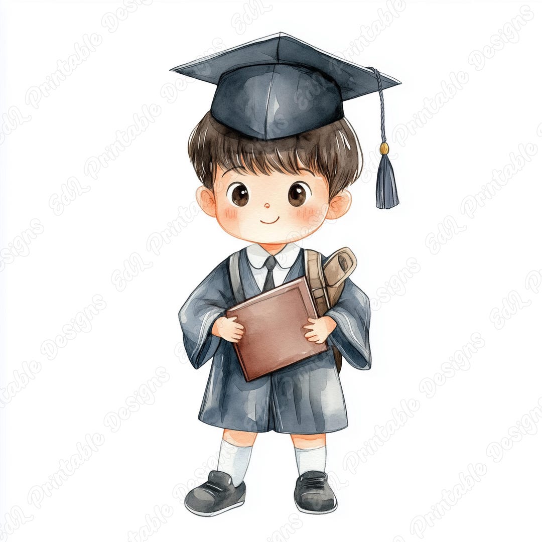 20 Graduation Boys Clip Art, School Boy Printable Images, Graduation ...