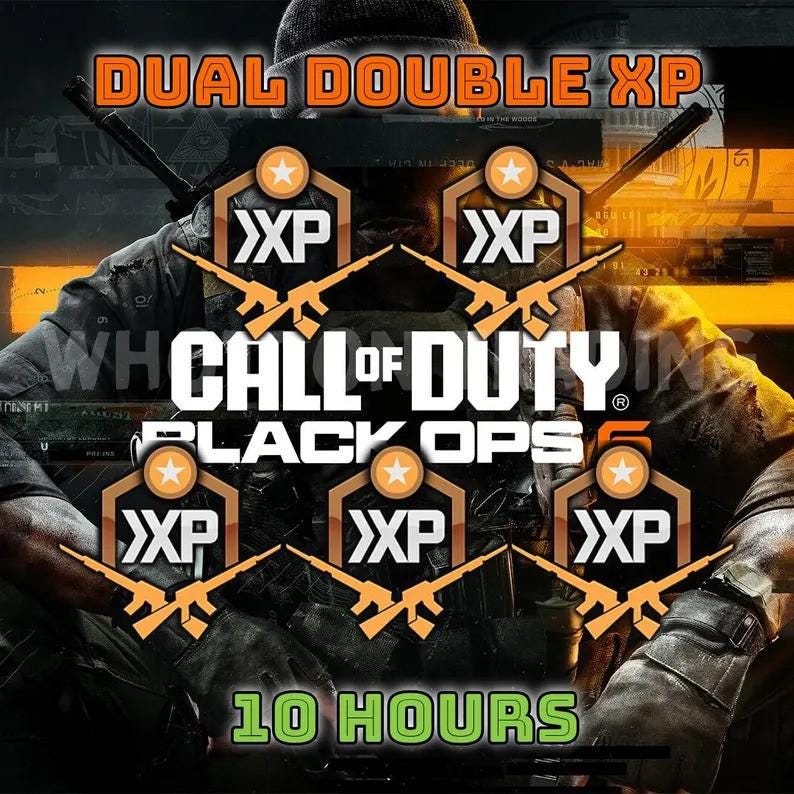 Call of Duty Black Ops 6 cod BO6 2XP 10 Hours Double XP Codes 2XP ...