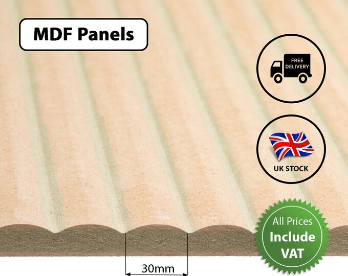 Decorative MDF Wall Panels Reeded Hills Panels 3D Wall Panels Wood Wall ...