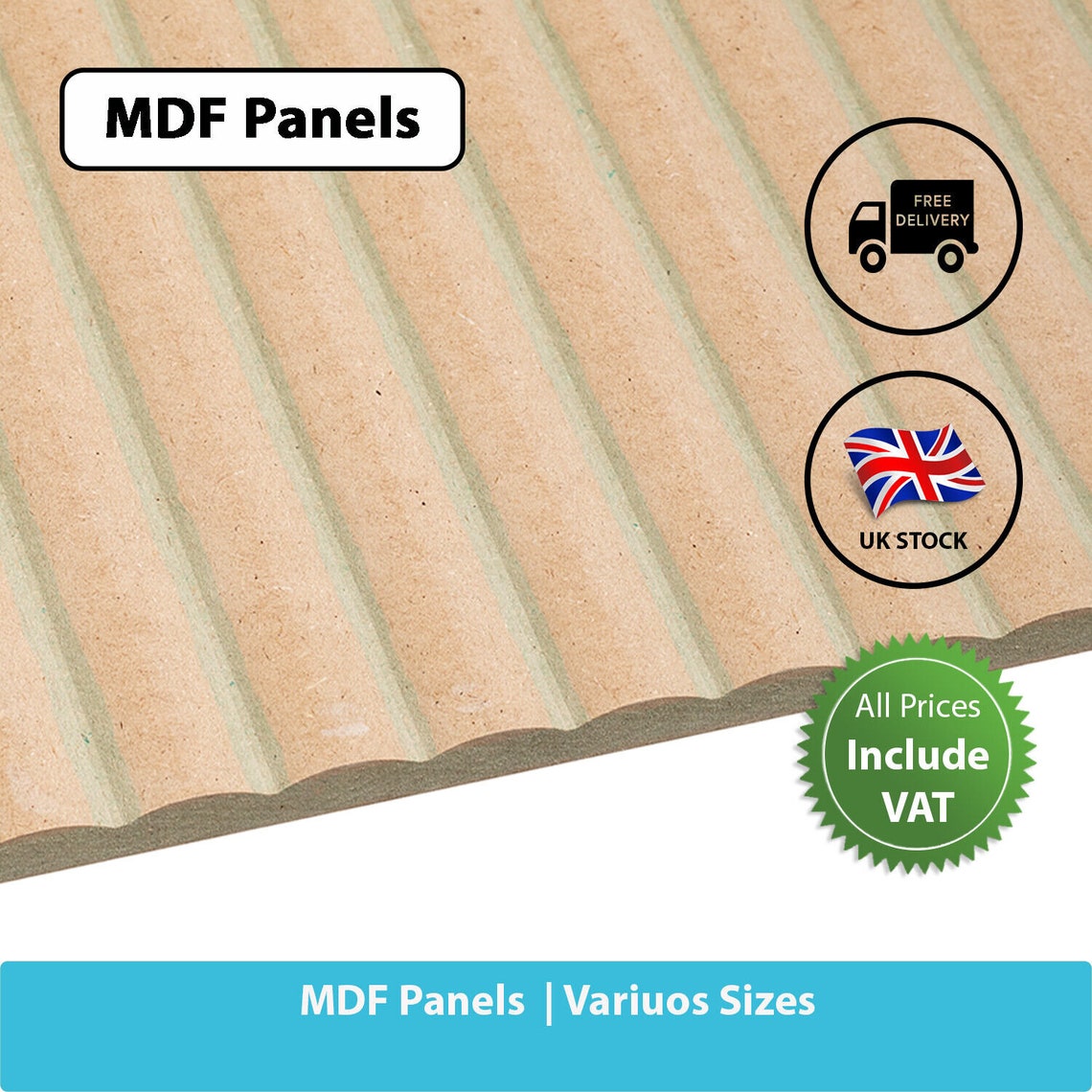 Decorative MDF Wall Panels Reeded Hills Panels 3D Wall Panels - Etsy