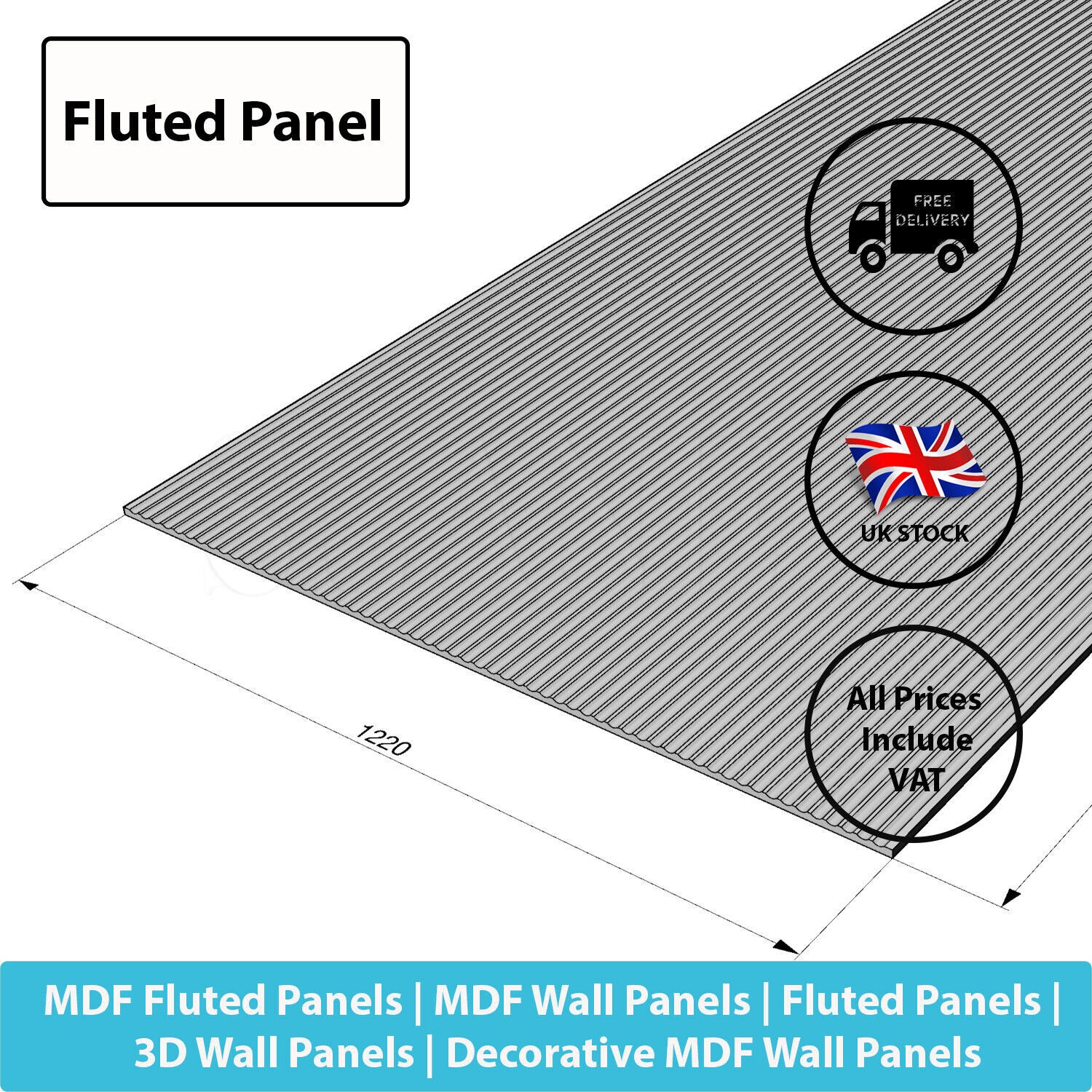 Decorative MDF Wall Panels Fluted Panels 3D Wall Panels Wood - Etsy