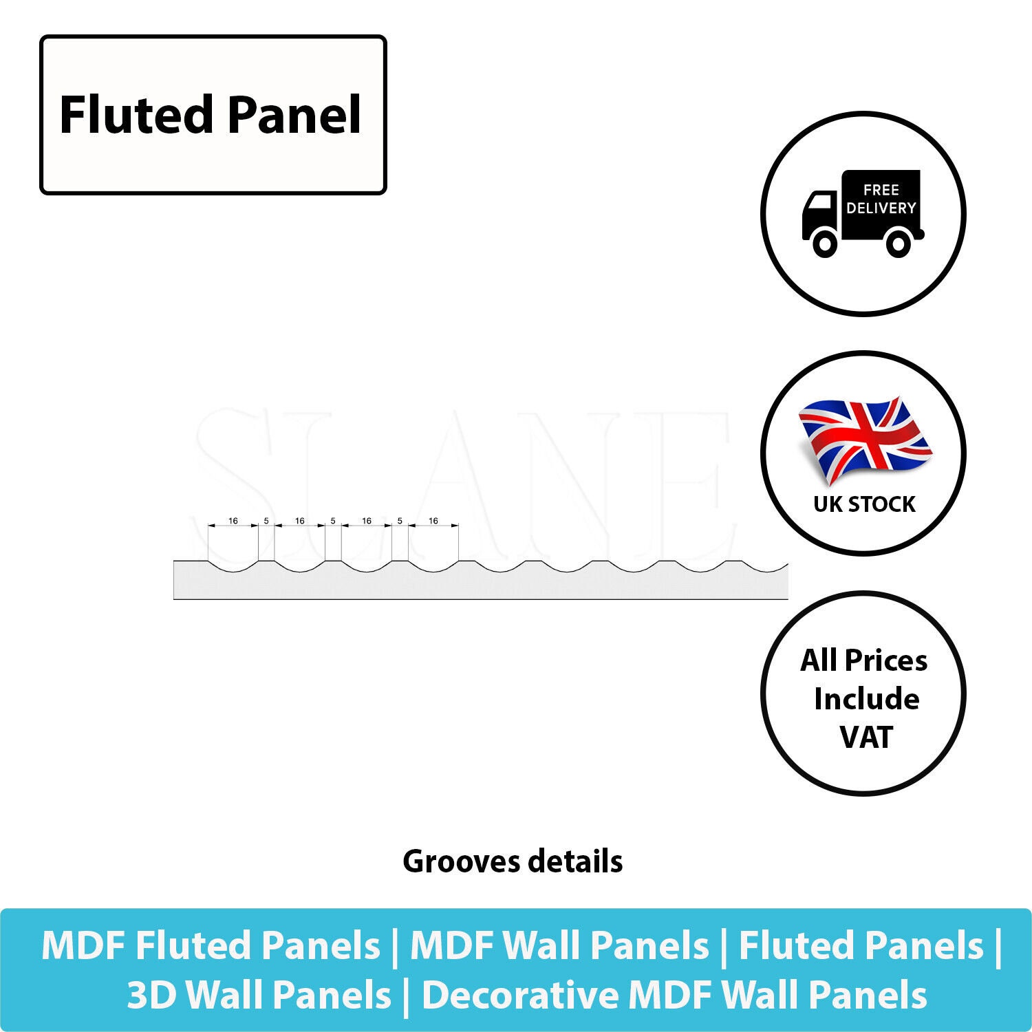Decorative MDF Wall Panels Fluted Panels 3D Wall Panels Wood - Etsy