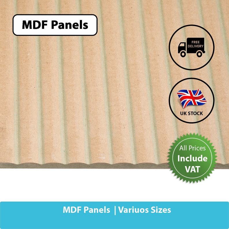 Decorative MDF Wall Panels Reeded Hills Panels 3D Wall Panels - Etsy