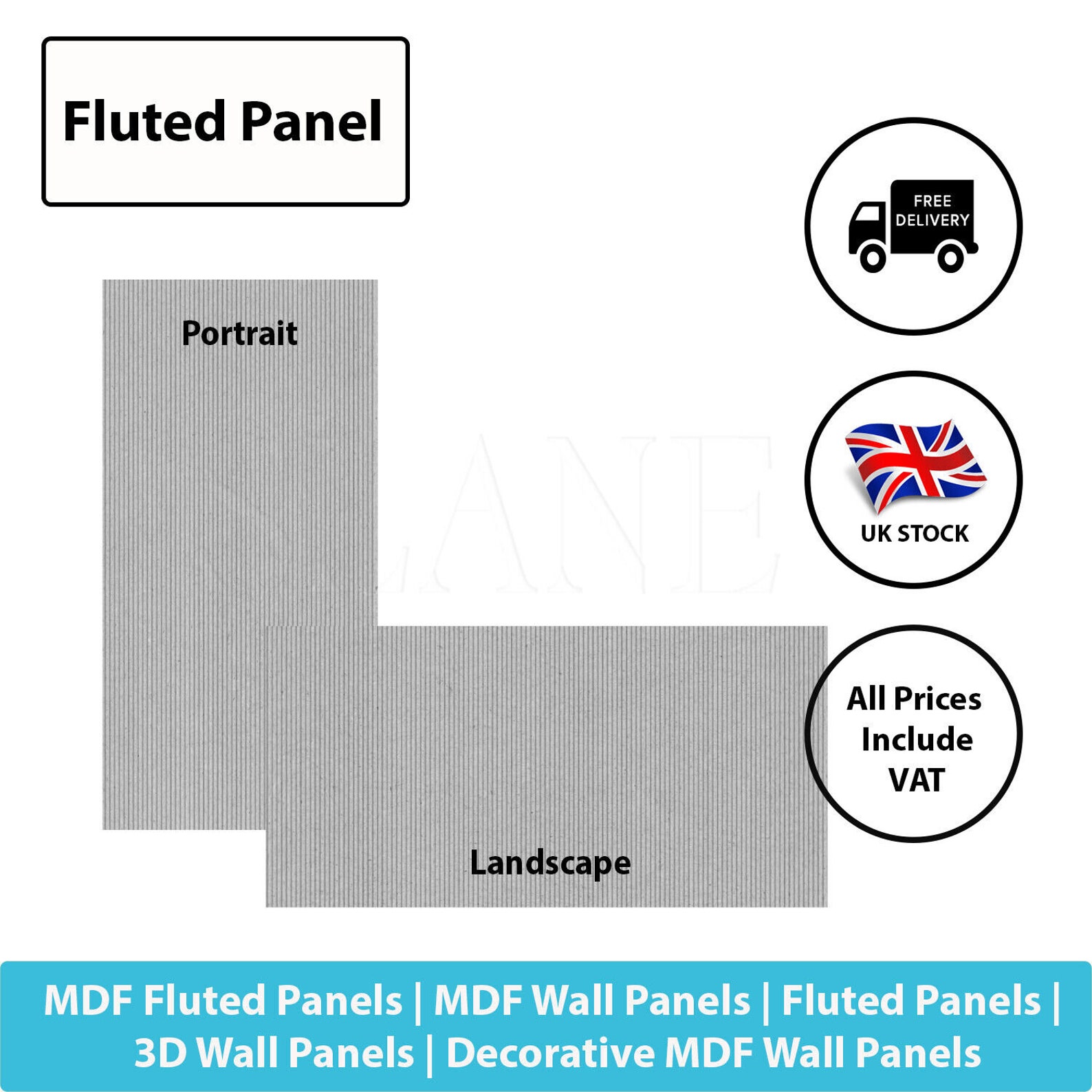 Decorative MDF Wall Panels Fluted Panels 3D Wall Panels Wood - Etsy