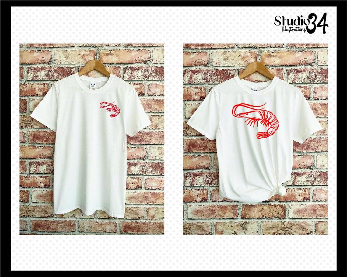 Shrimp / Prawn SVG, Cut File for Cricut or Silhouette for HTV or ...