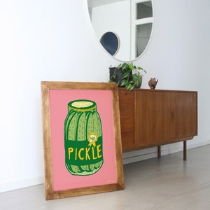 Pickle-trend Poster-moderner Stil,poster Essen,retro Malerei, Küche ...