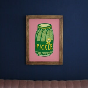 Pickle-trend Poster-moderner Stil,poster Essen,retro Malerei, Küche ...