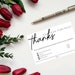 Small Business Thank You Card, Digital Thank You Card, Printable Card ...