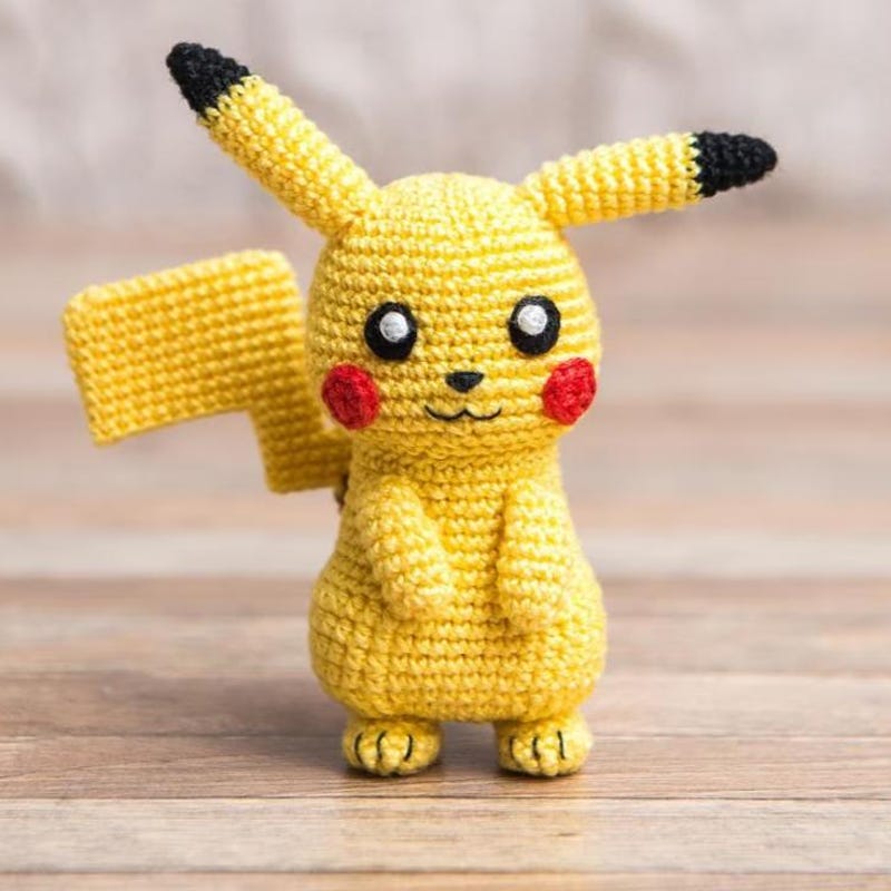 Crochet Pikachu Pattern - Etsy