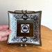 Vintage Mid Century Modern Trinket Dish/ Aldon Black Gold Dish ...