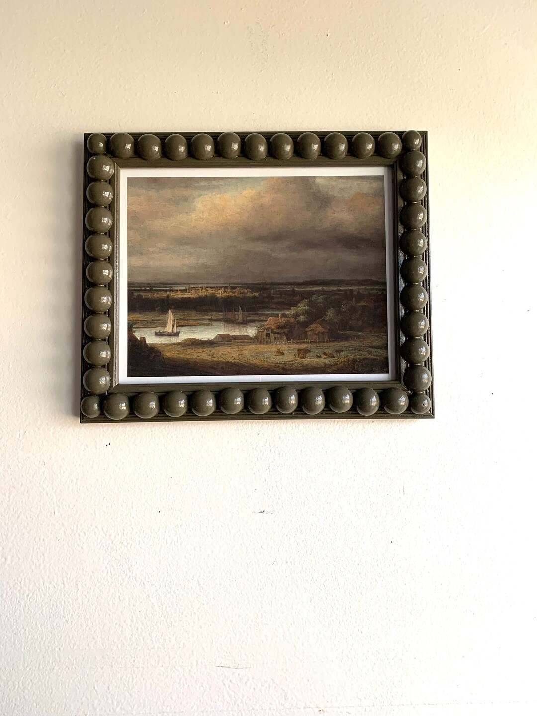 Bobbin Framed Art Print/ Nautical Art Print/ Coastal Framed Print/brown ...