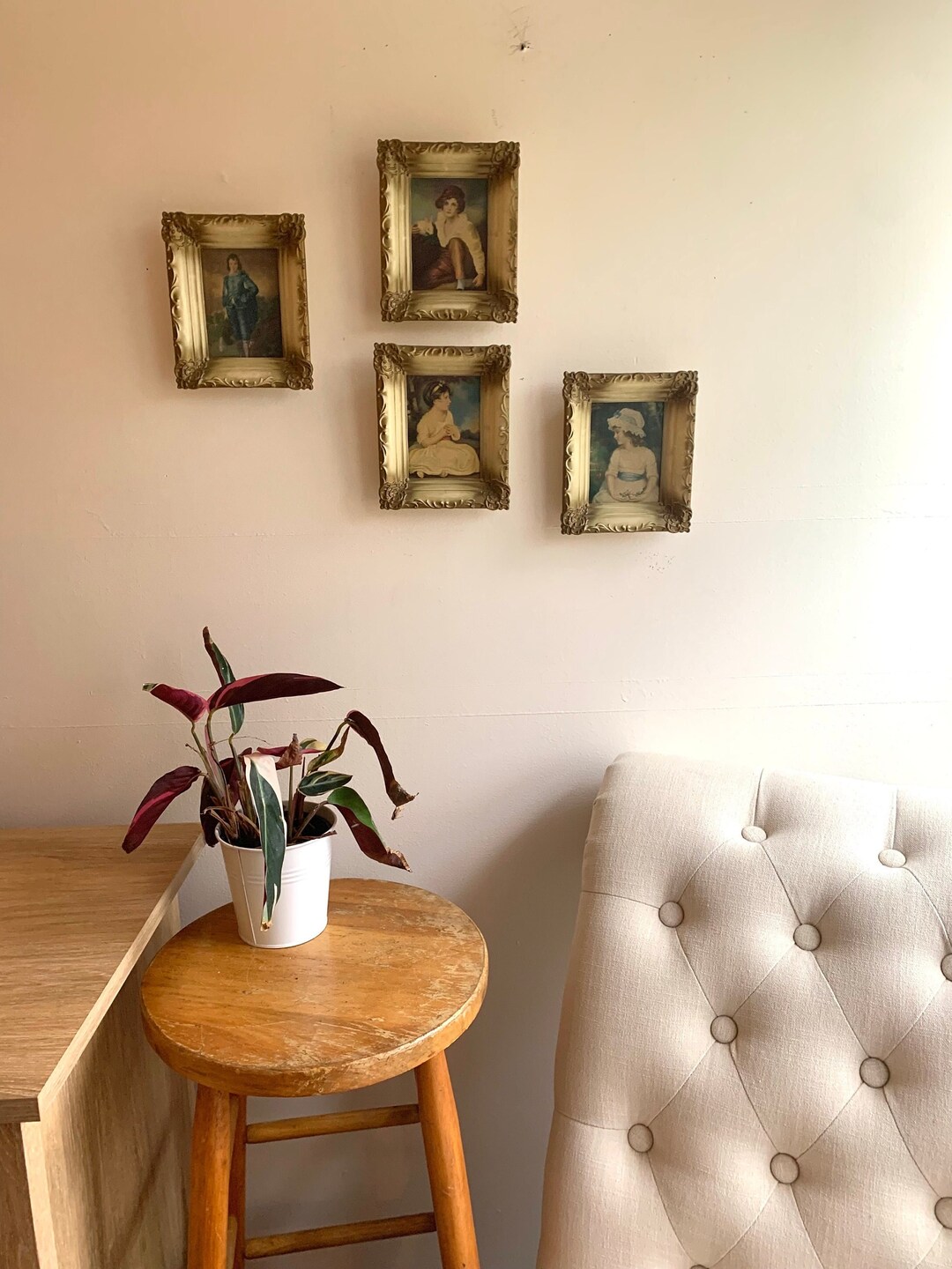 Small Set of Classic Art Framed Art Prints / Set of 4 Small Framed Art ...