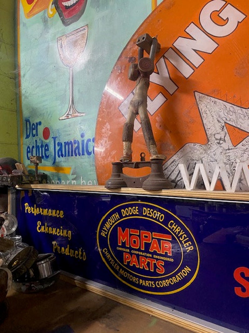 Mopar Sign, Chrysler, Dodge, Disota Lightbox Sign Folded Metal ...