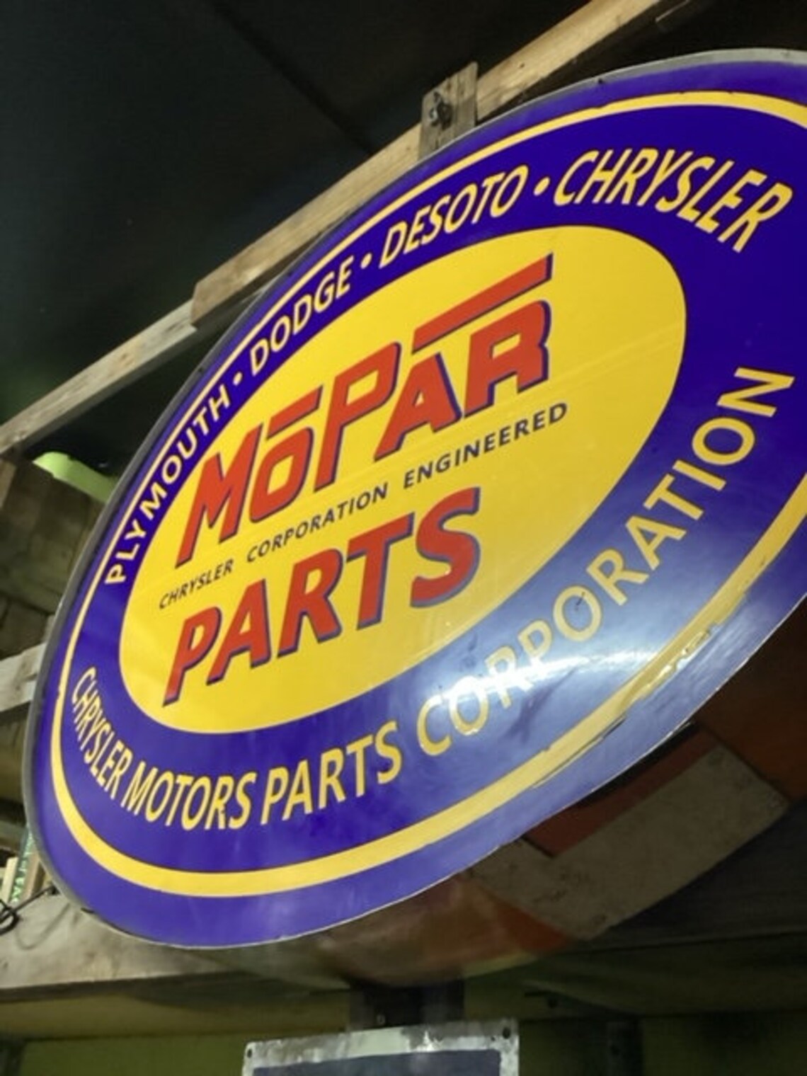 Mopar Sign, Chrysler, Dodge, Disota Lightbox Sign Folded Metal ...