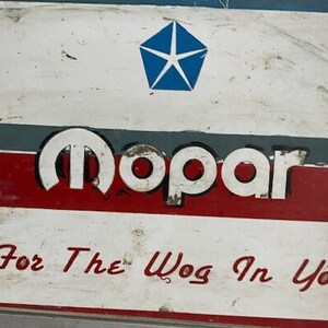 Mopar Sign, Chrysler, Dodge, Disota Lightbox Sign Folded Metal ...