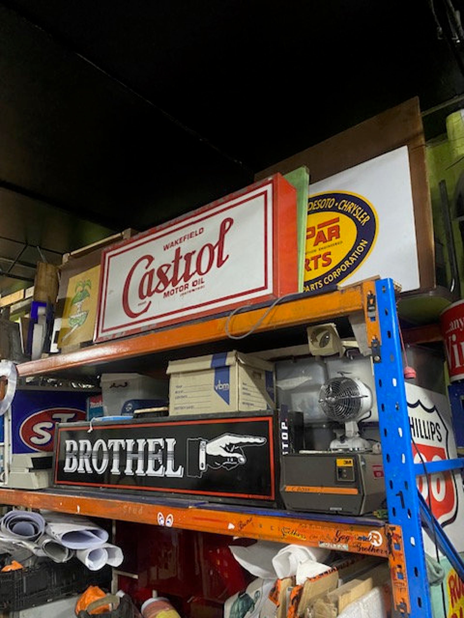 Mopar Sign, Chrysler, Dodge, Disota Lightbox Sign Folded Metal ...