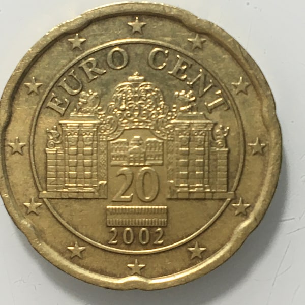 20 Euro Cent 2002 - Etsy