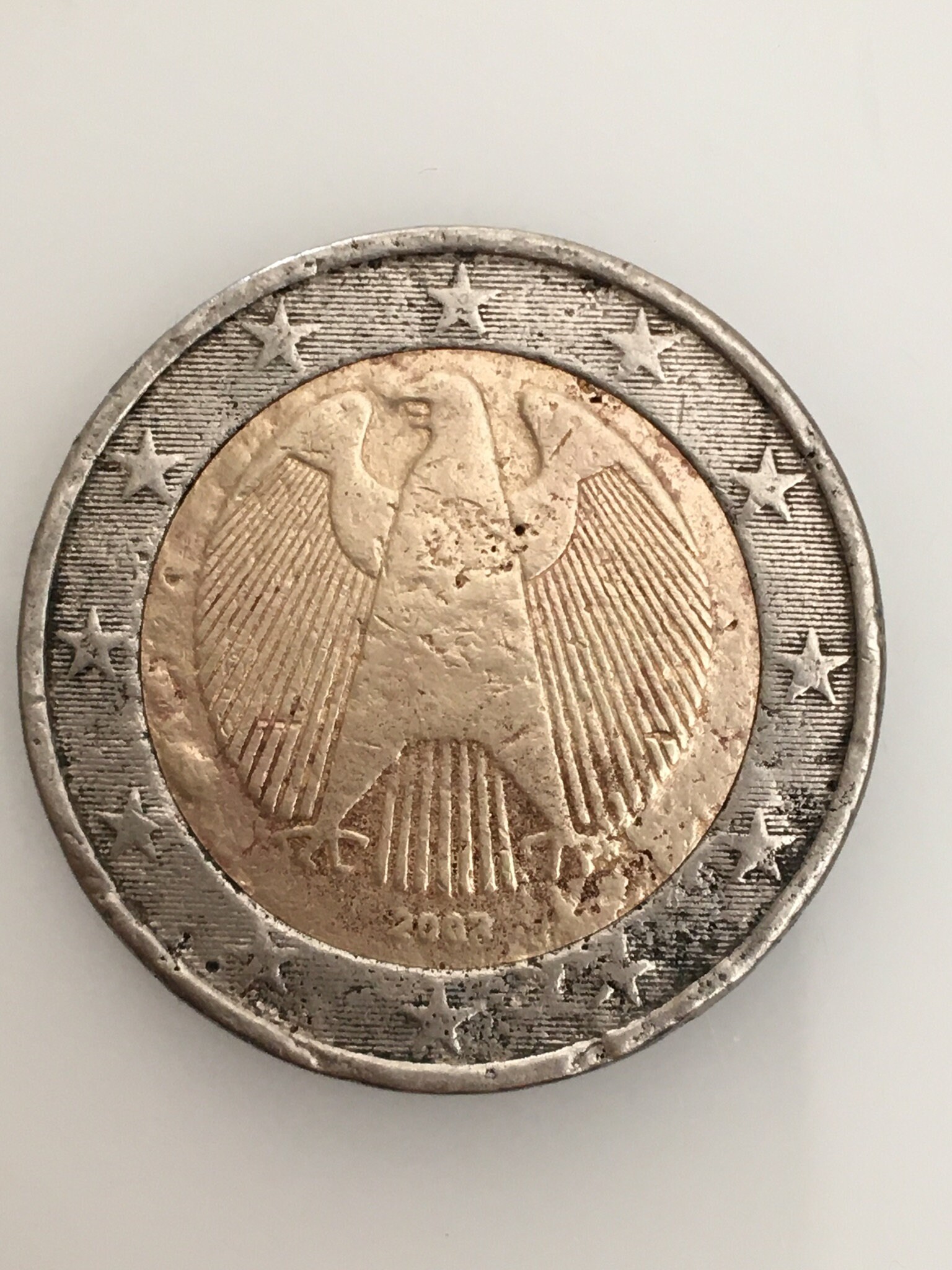 Extremely Rare Two Euro Coin From Germany - Etsy