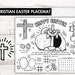 Printable Christian Easter Activity Pages, Church Activity for Kids ...