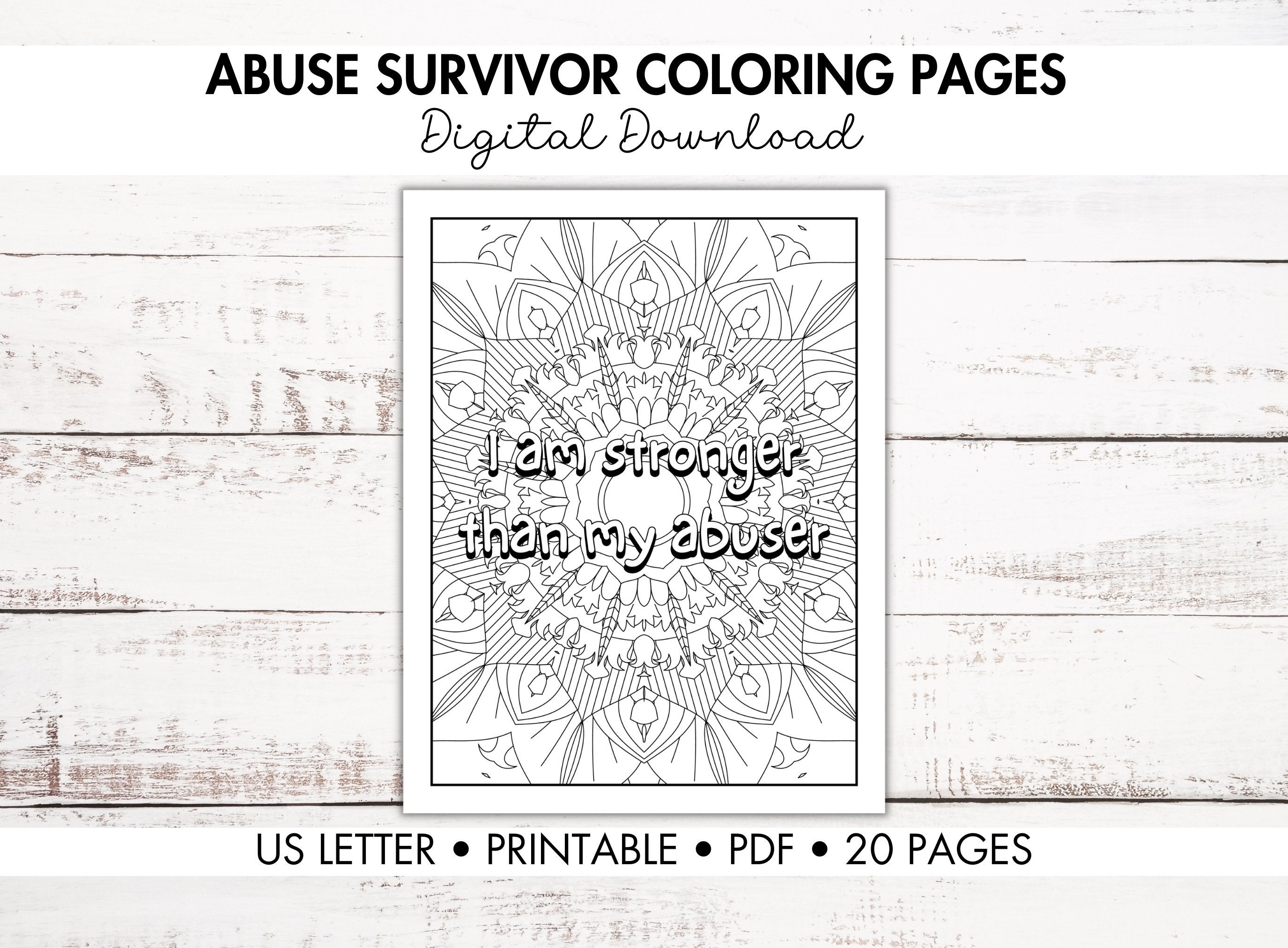 Abuse Survivor Coloring Pages 20, Sexual Abuse, Child Abuse ...