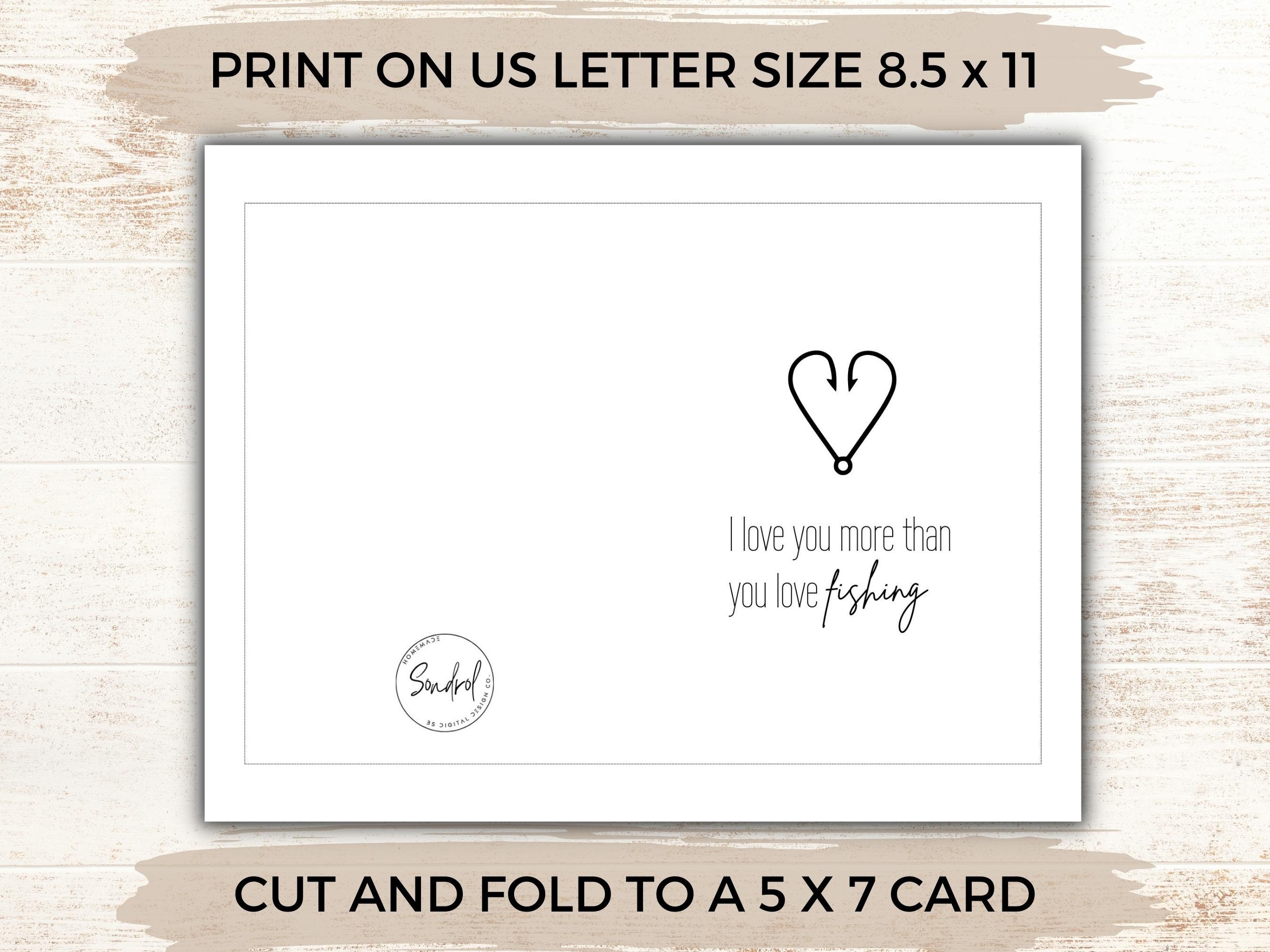 4 Pack Assorted Fishing Greeting Cards, PDF, Fish, Fly Fishing, Hook ...