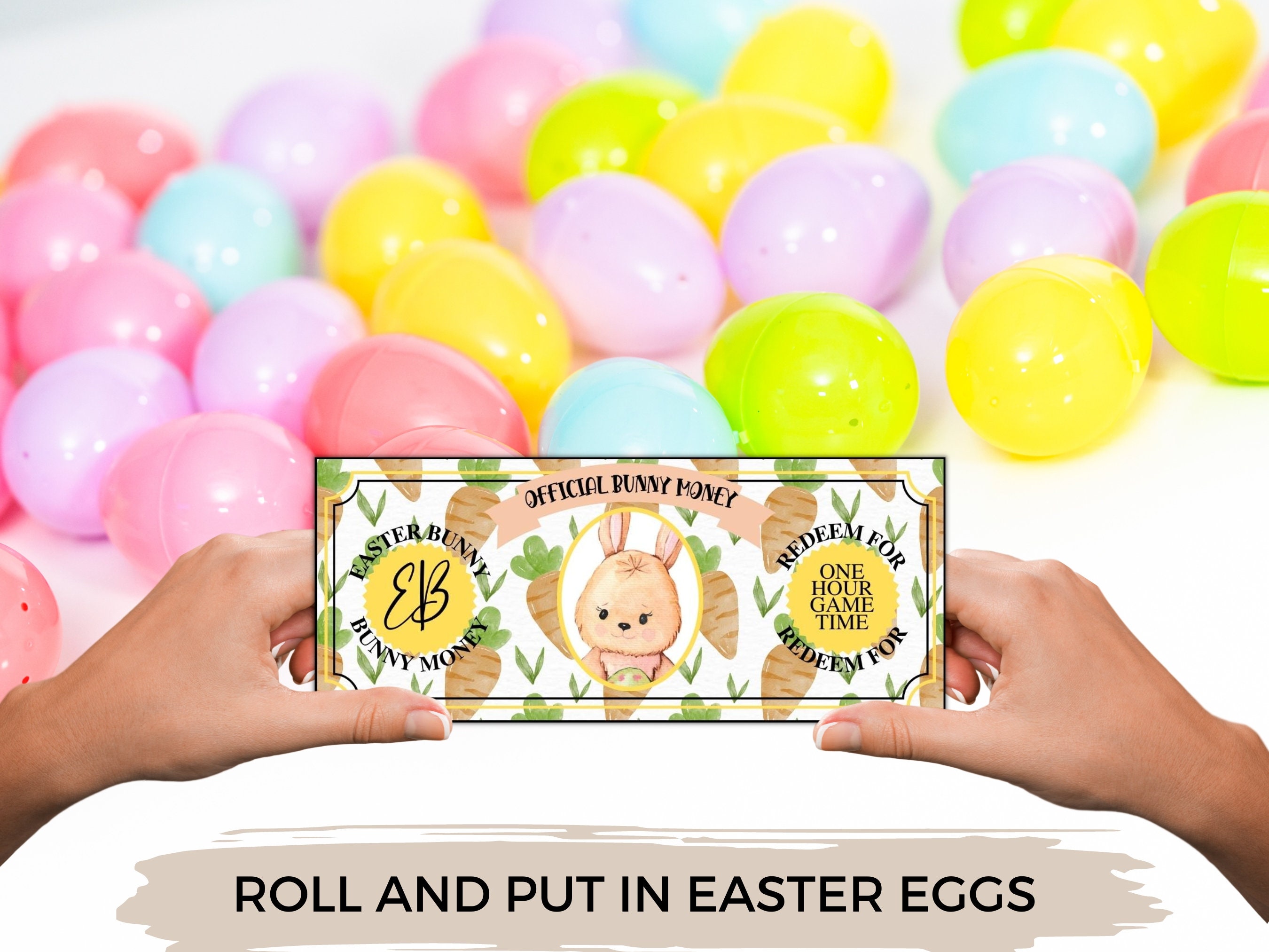 Easter Bunny Money, Easter Egg Hunt, Easter Basket, Bunny Money ...