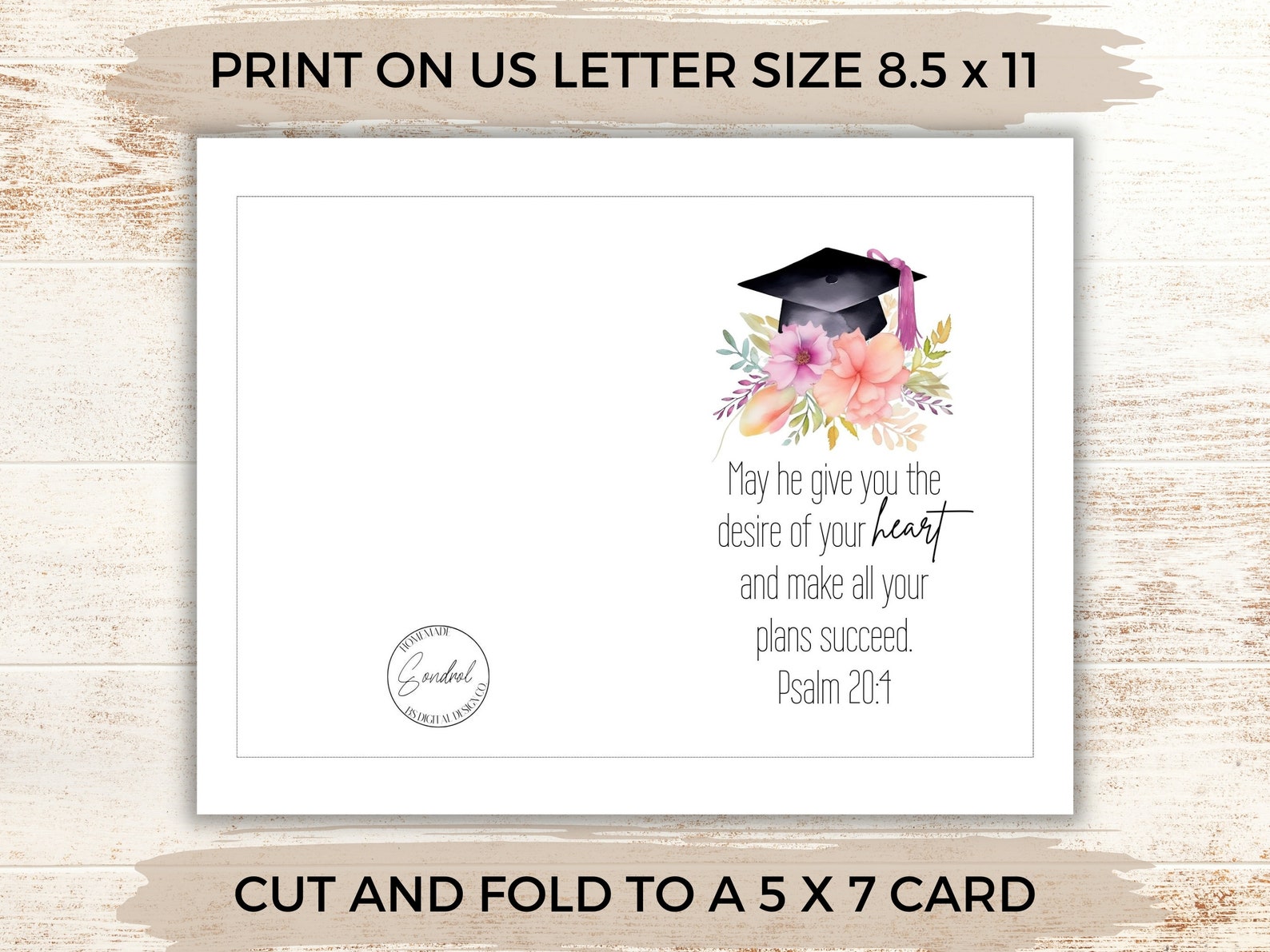 Graduation Christian Card, Meaningful Graduation Card, Bible Verse ...