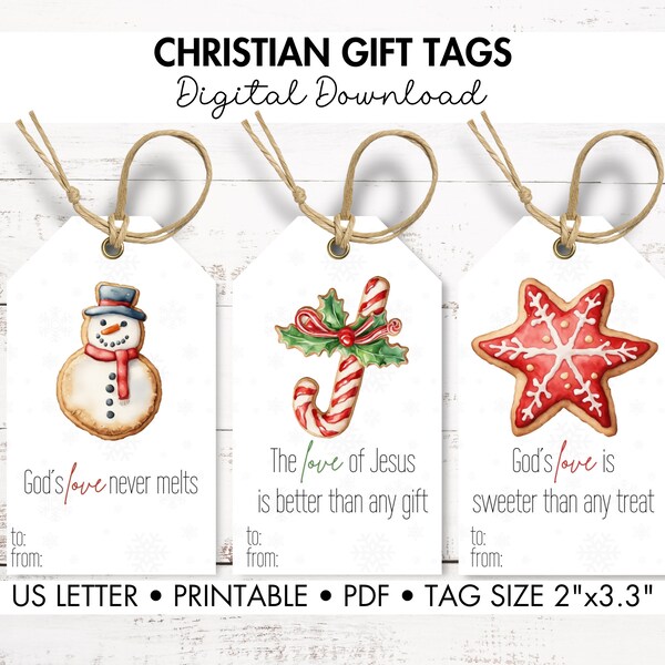 Christmas Treat Tags - Etsy