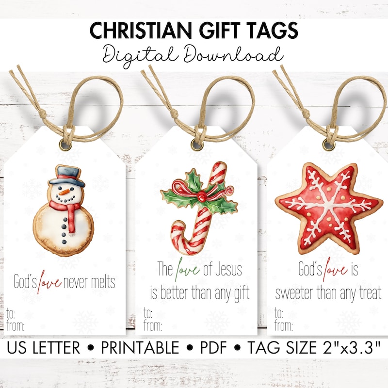 Christmas Treat Tags - Etsy
