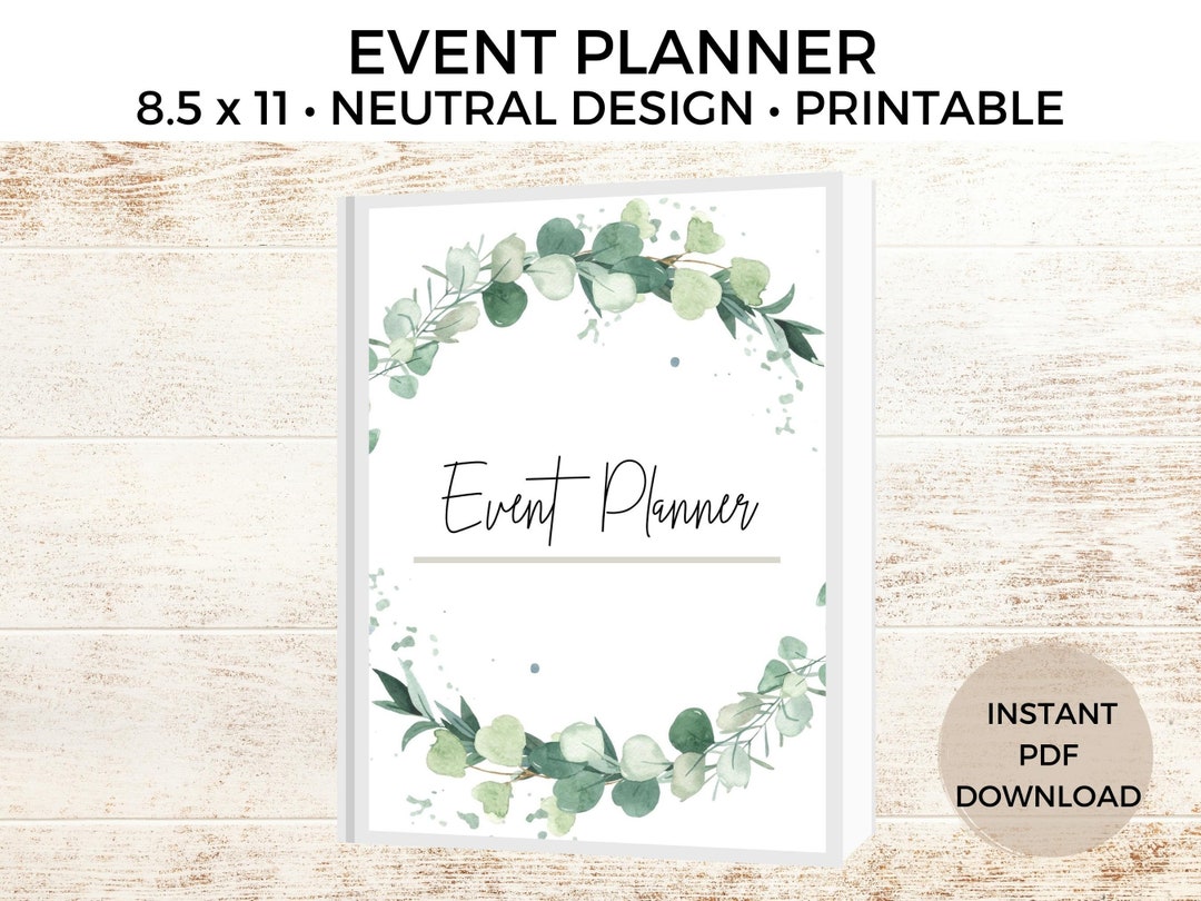 Event & Party Planner, Printable Template Set, Event Checklist ...
