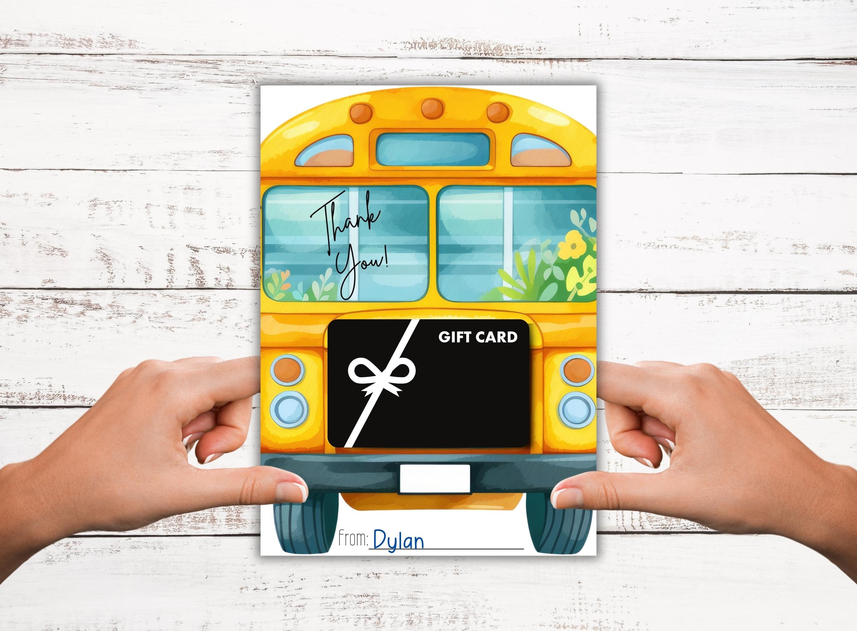 Bus Driver Appreciation Card - Etsy