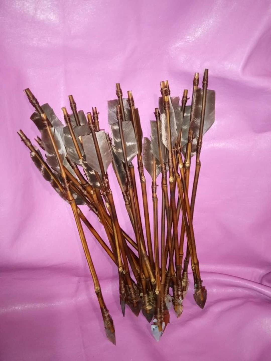 5 Pcs Unit River Cane Mini Arrows Arrows W/1" Agate Points (9"-12") - Etsy