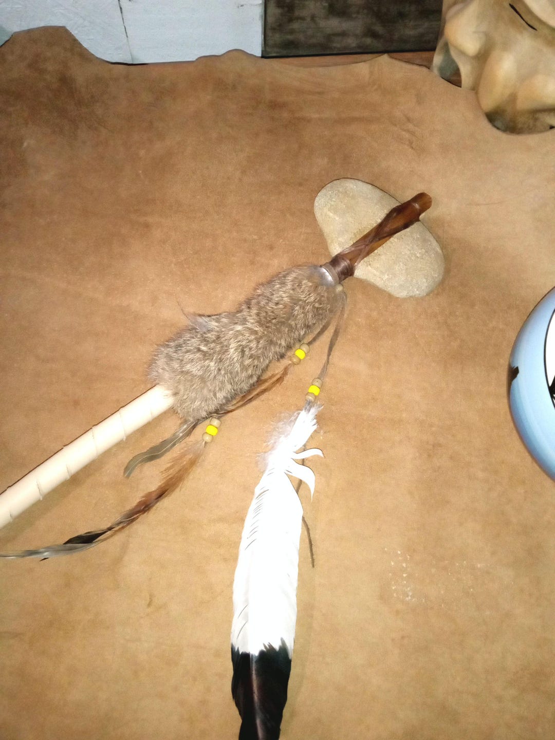 20" Decorative Stone/river Rock Tomahawk Wall Hanging - Etsy