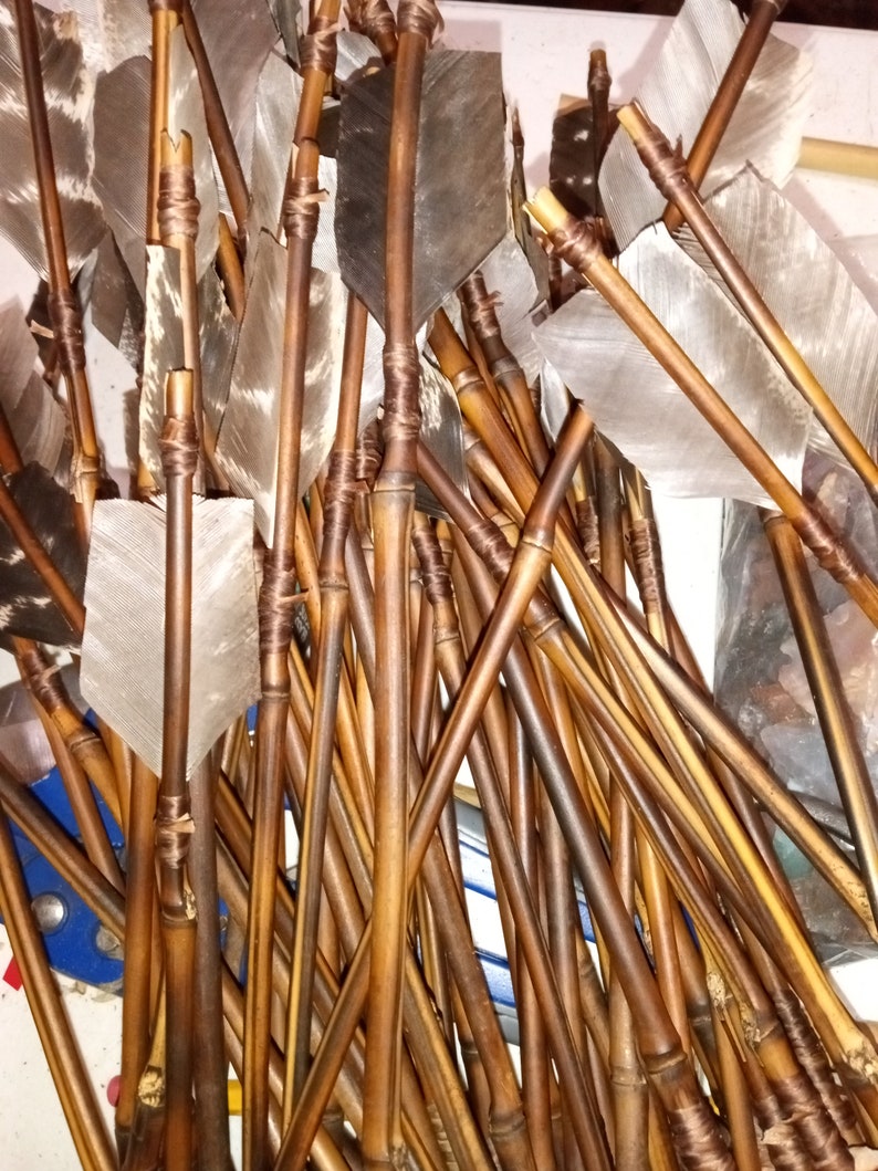 5 Pcs Unit River Cane Arrows W/1 Agate Points - Etsy