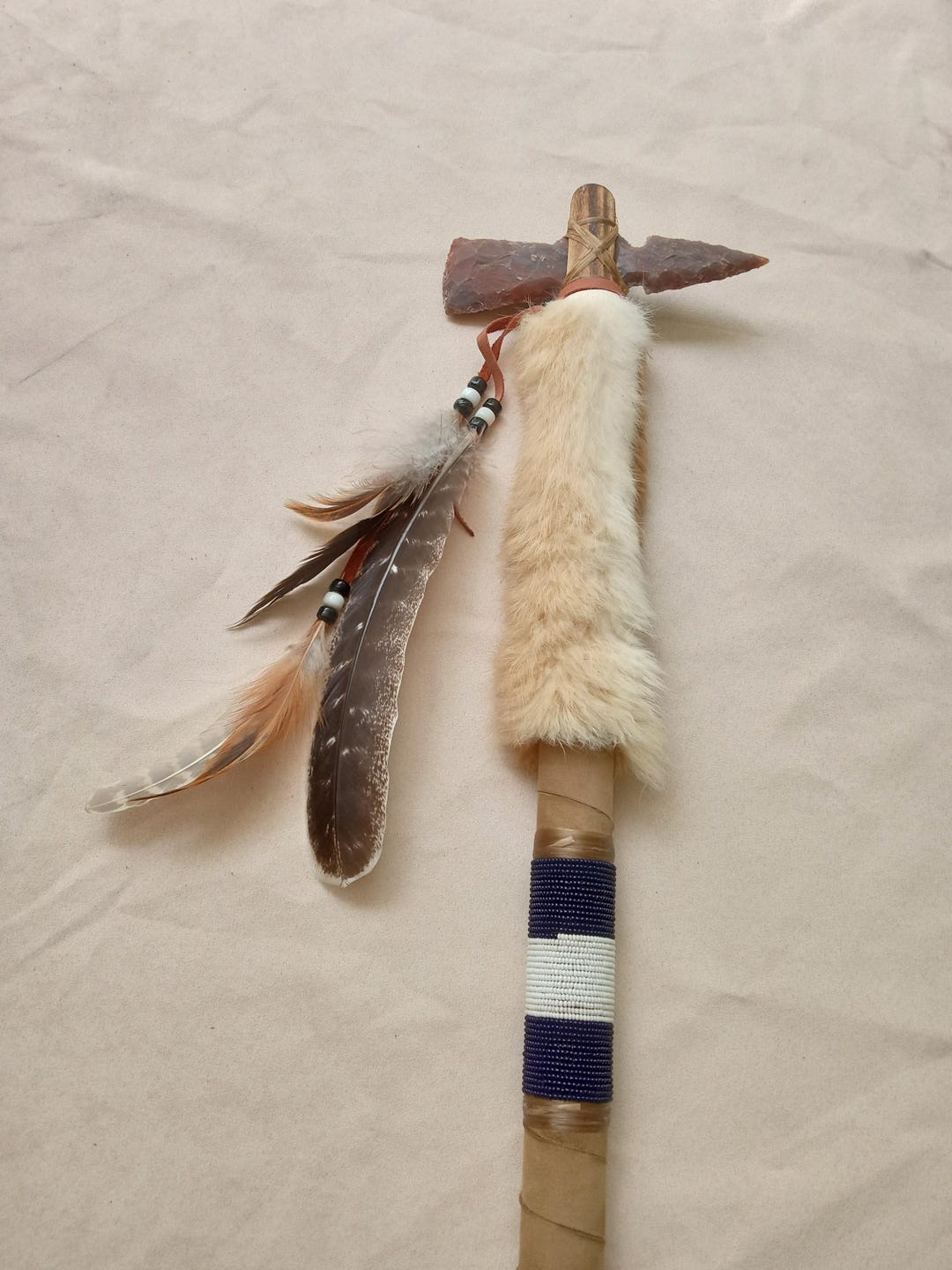 23" Decorative Agate Stone Tomahawk Axe Wall Hanging Home Decor ...