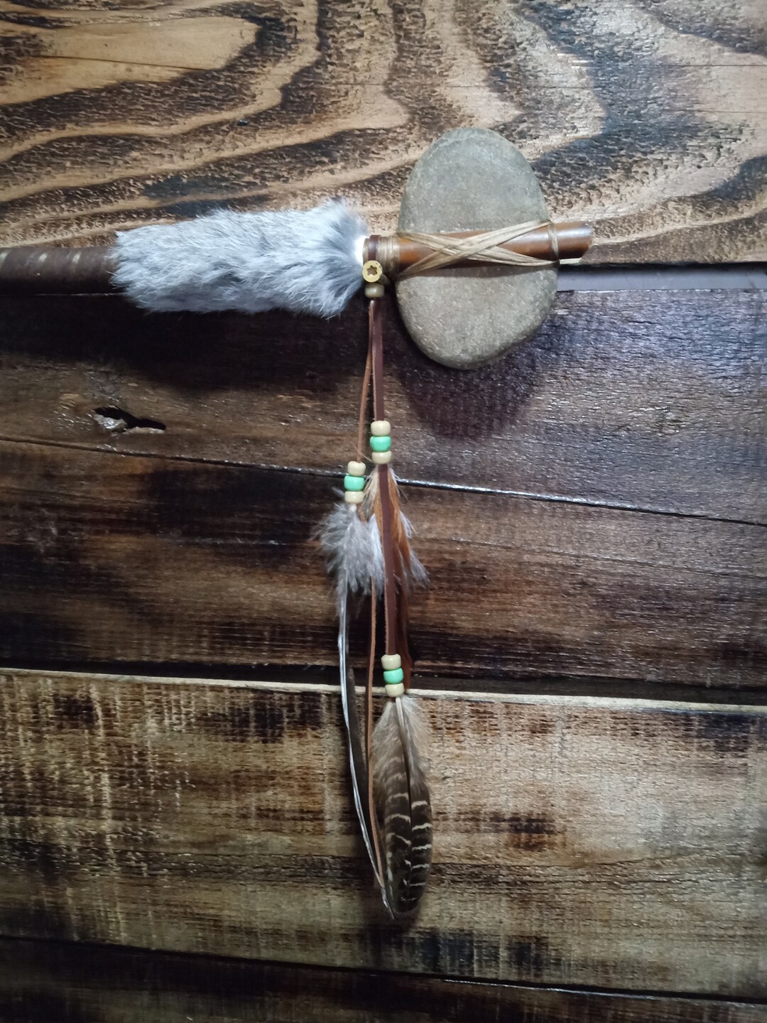 Decorative Stone Tomahawk Club Native American Inspired Wall Hanging - Etsy