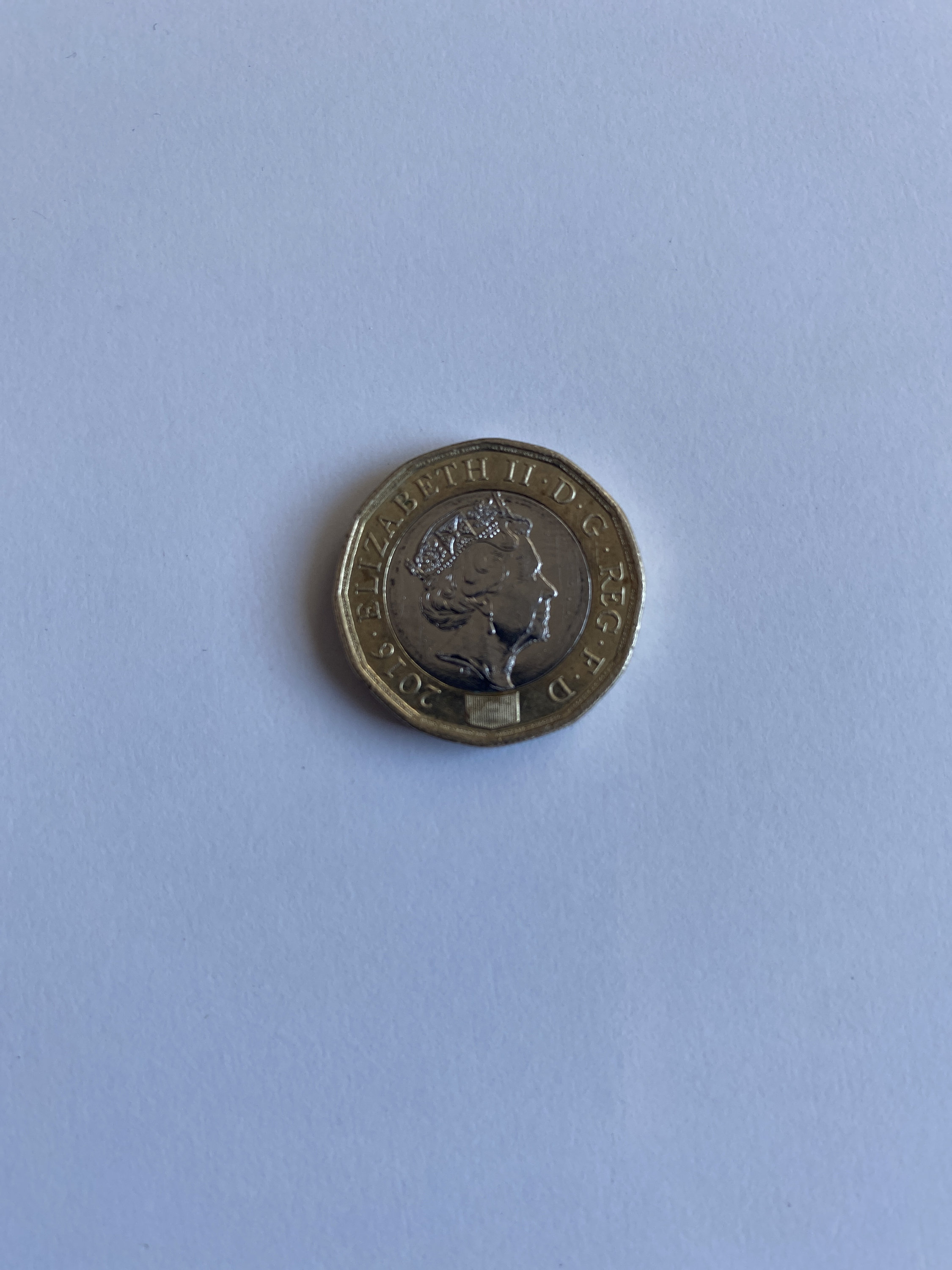 Coin 1 Pound 2016 Elizabeth II - Etsy UK