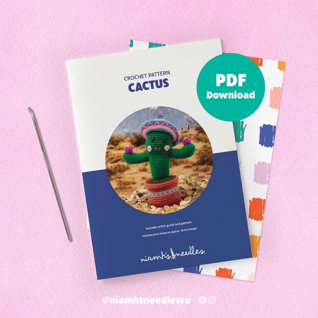 Crochet Cactus Pattern | Digital Download PDF Instructions | Fun ...