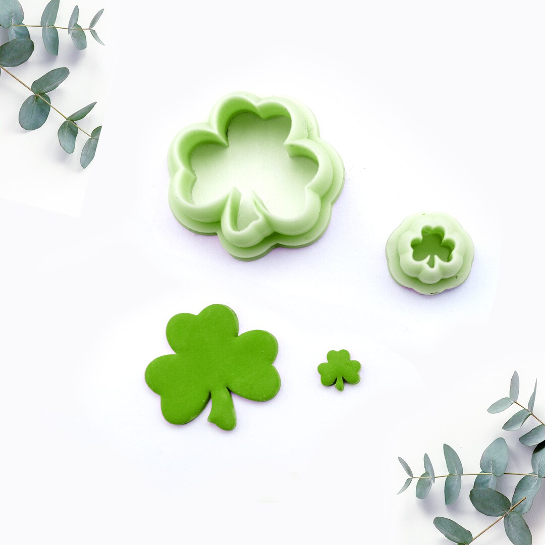 Shamrock Clover Clay Cutter | Polymer Clay Supplies | St Patrick's Day ...